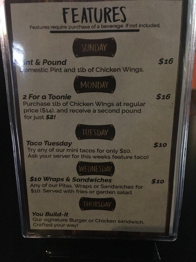 Menu at The Dugout Sports Lounge pub & bar, Windsor