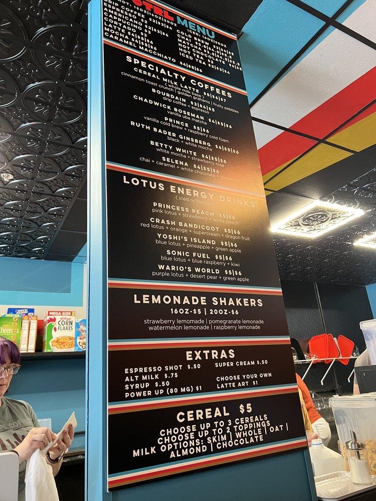 Menu at CTRL Coffee & Cereal Bar, Omaha