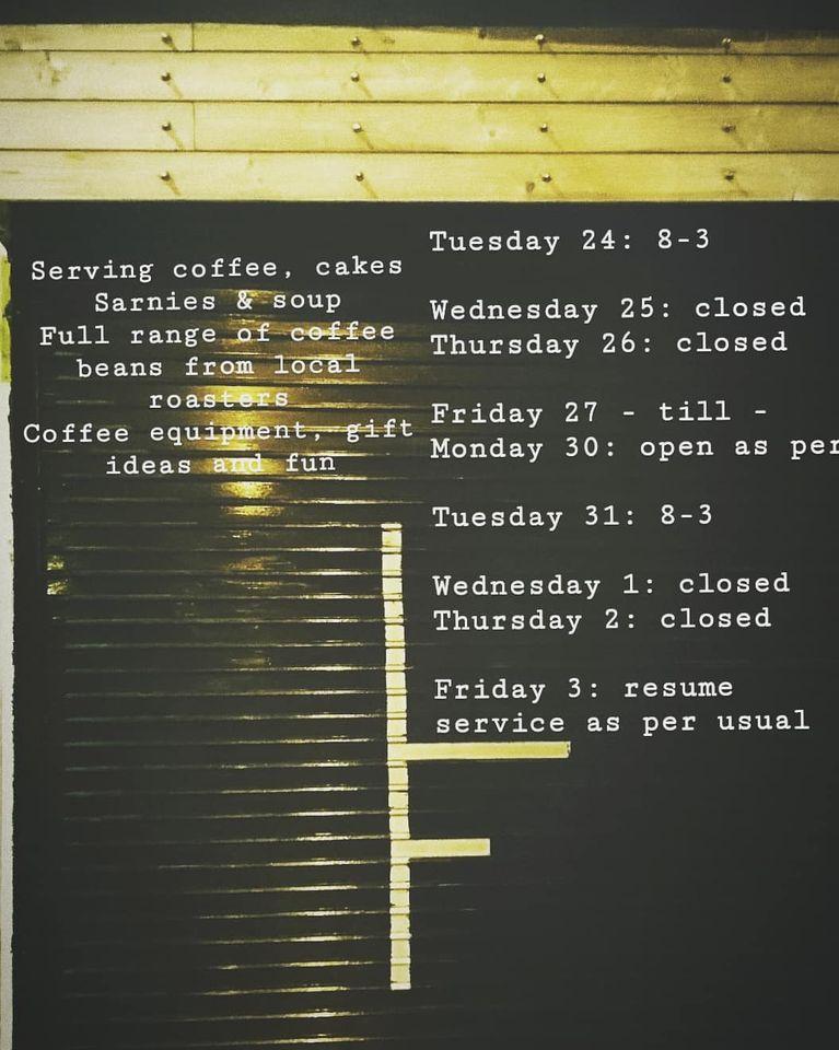 Menu at Little Fitzroy Coffee. restaurant, Edinburgh