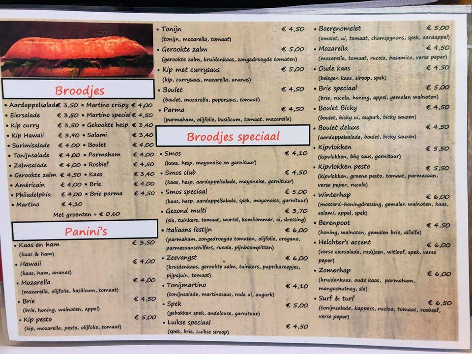 Menu at effe anders helchteren, Houthalen-Helchteren