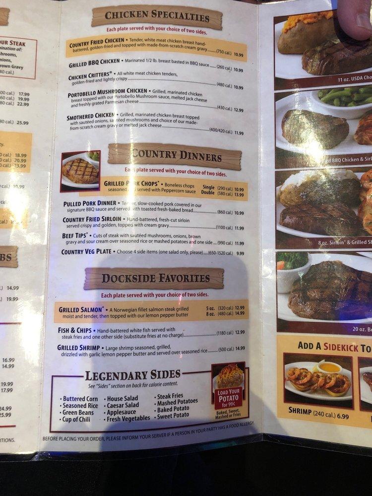 Menu at Texas Roadhouse steakhouse, Rochester, W Ridge Rd