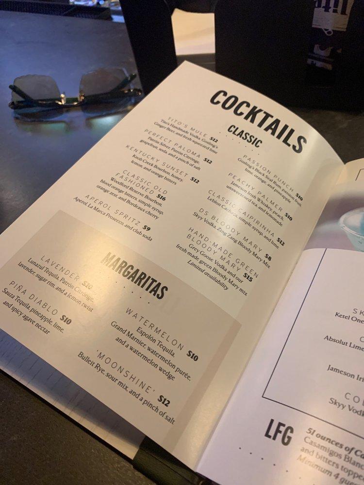 Menu at Drive Shack pub & bar, Raleigh