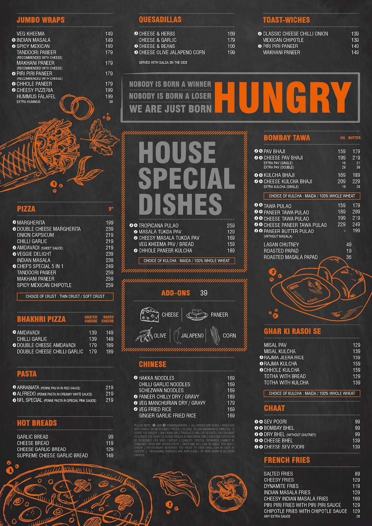 Menu at New Freezeland, Ahmedabad, GF