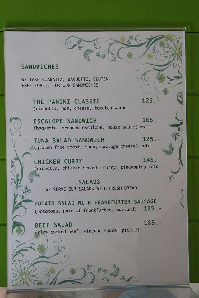 Menu at Organic & Premium Food restaurant, Hua Hin
