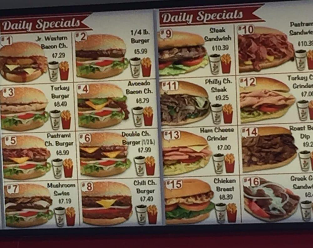 Menu at Connal's Burgers Salads & Subs restaurant, Upland