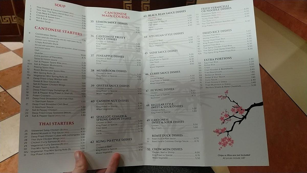 Menu at Hong Kong Supercook 2 cafe, Otley, 132 Bradford Rd
