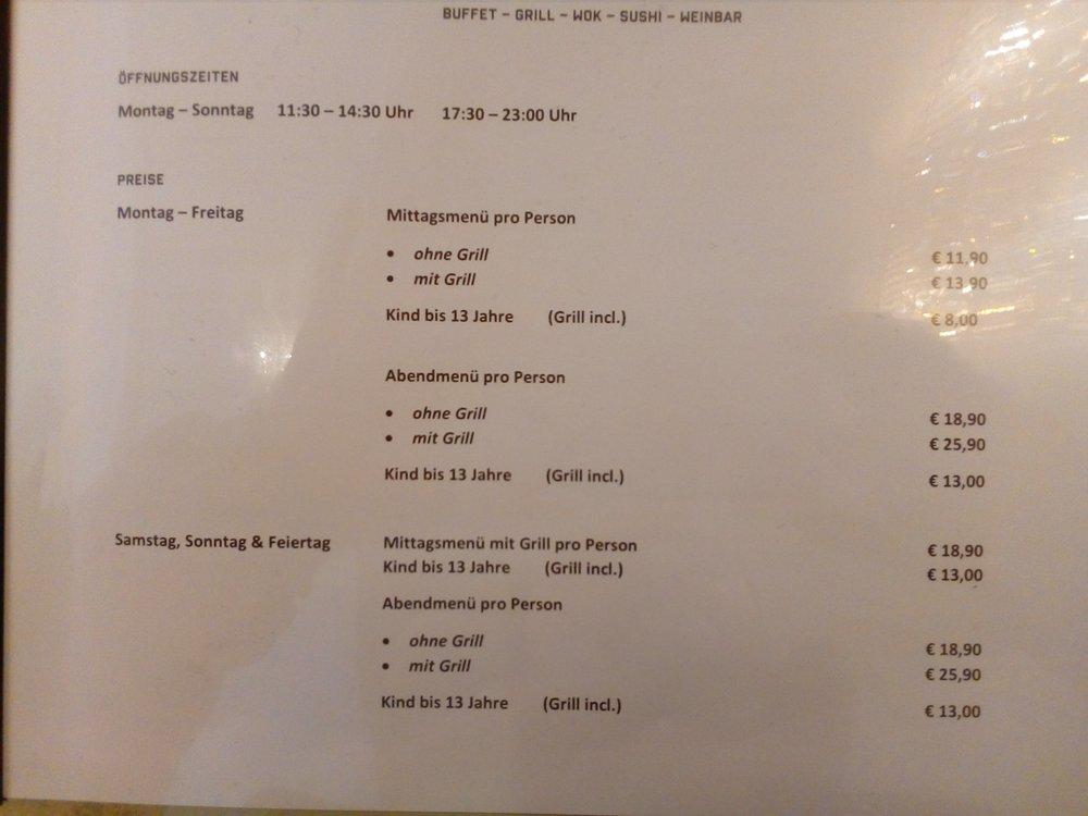 Speisekarte von Engel Wang Fu pub & Bar, Lustenau