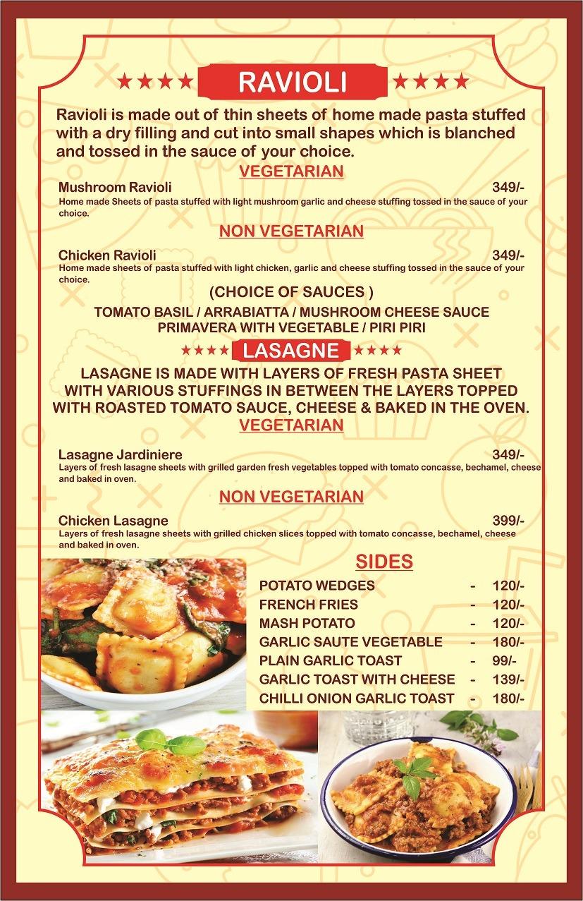 Menu at Mr. A Cafe, Greater Noida