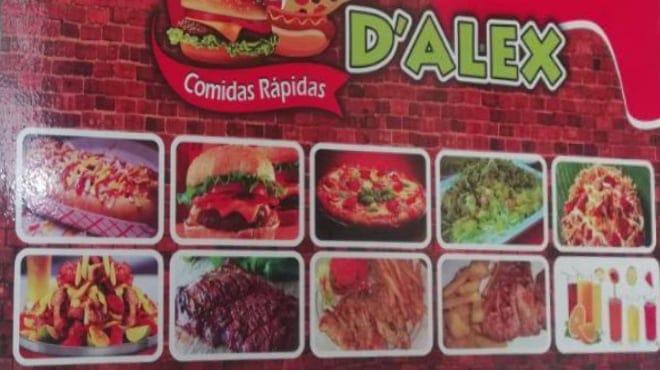 Menu at D' Alex Comidas restaurant, Cartagena