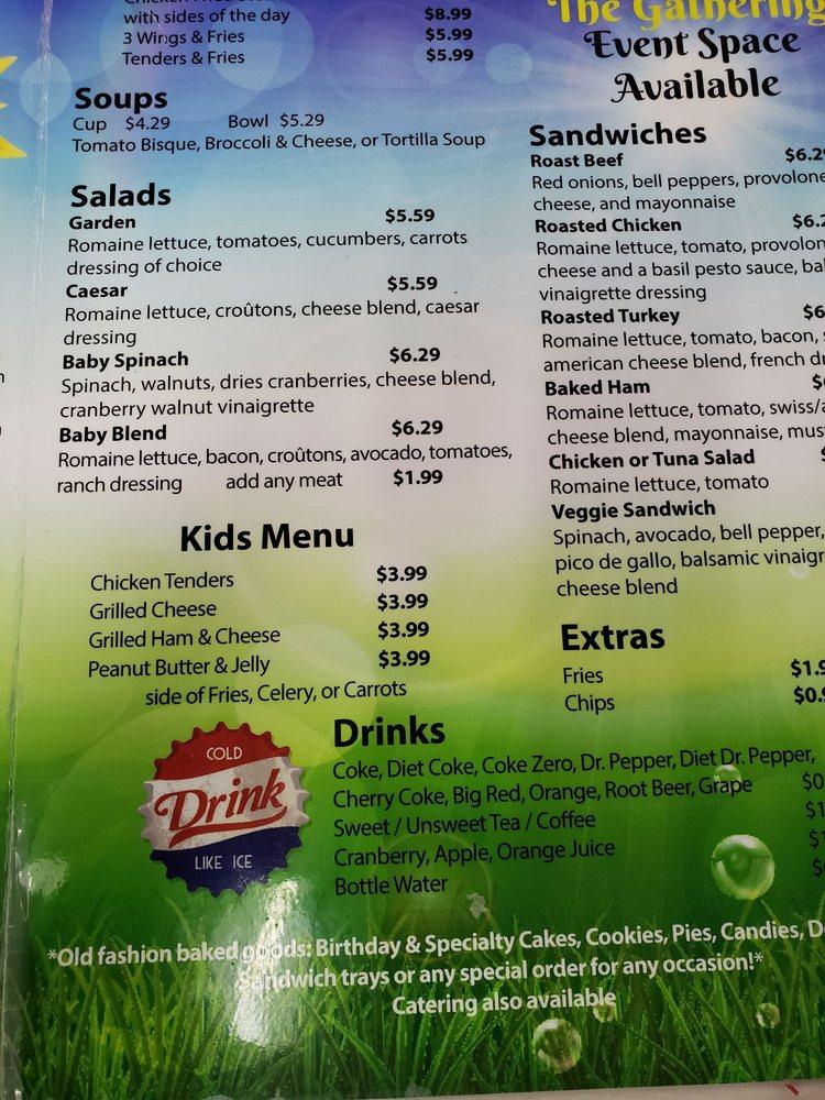 Menu at Williams Confectionery Crafts desserts, Live Oak