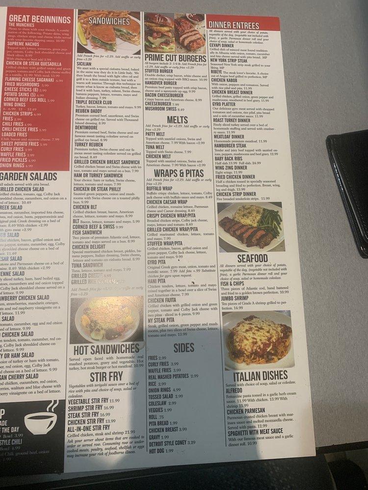 Menu at Stuffed Bun restaurant, Shelby charter Township