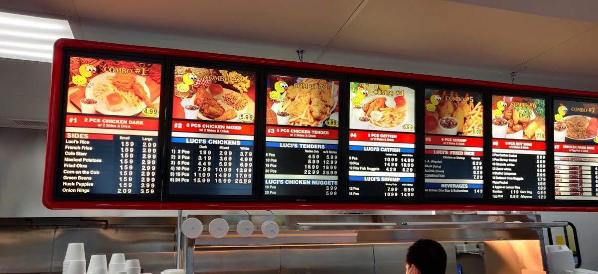 Menu at Luci’s Chicken N Rice restaurant, Irving