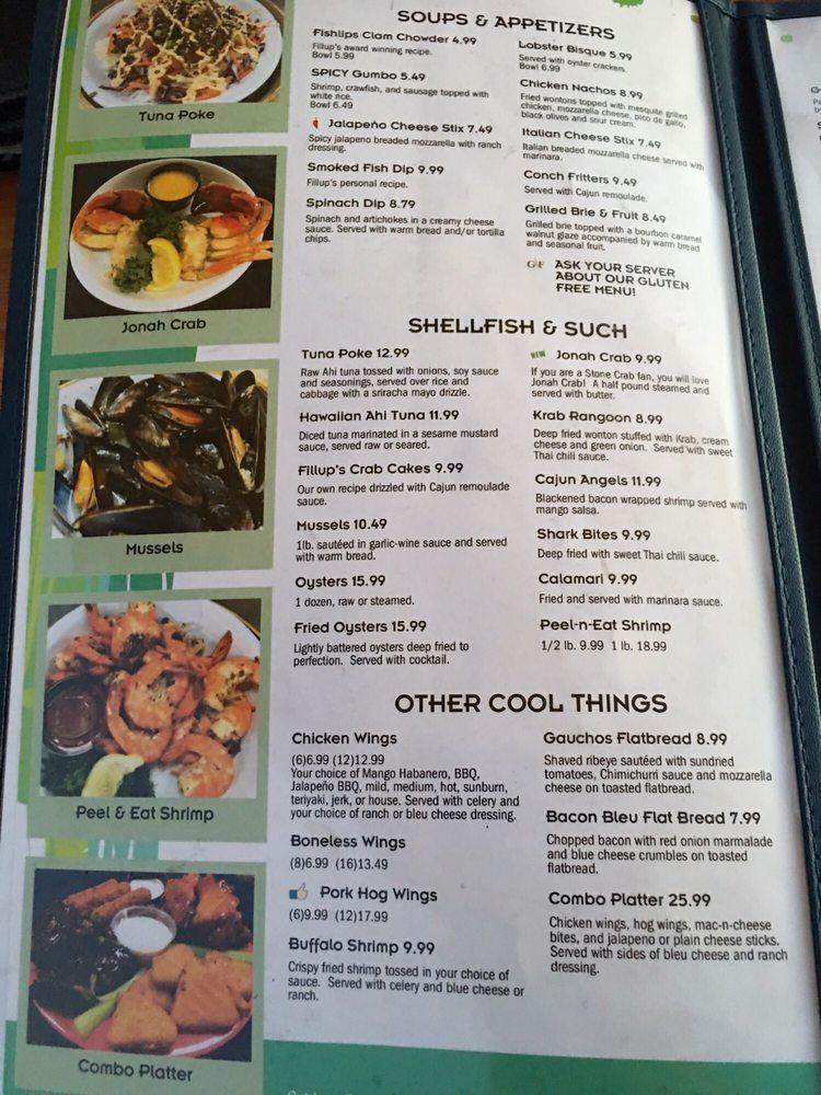 Menu at Fishlips Waterfront Bar & Grill, Cape Canaveral