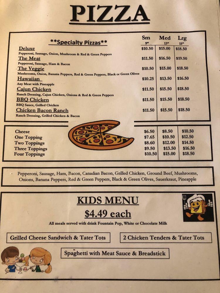 Menu at Hunter Pizzeria, Franklin, OH-122