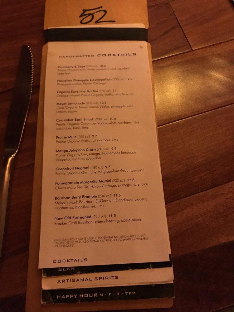 Menu at Seasons 52 pub & bar, Sarasota, 170 University Town Center Dr ...
