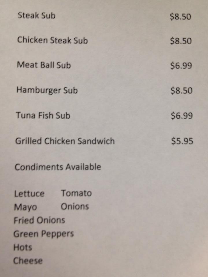 Menu at Westpointe Crab House restaurant, Frederick