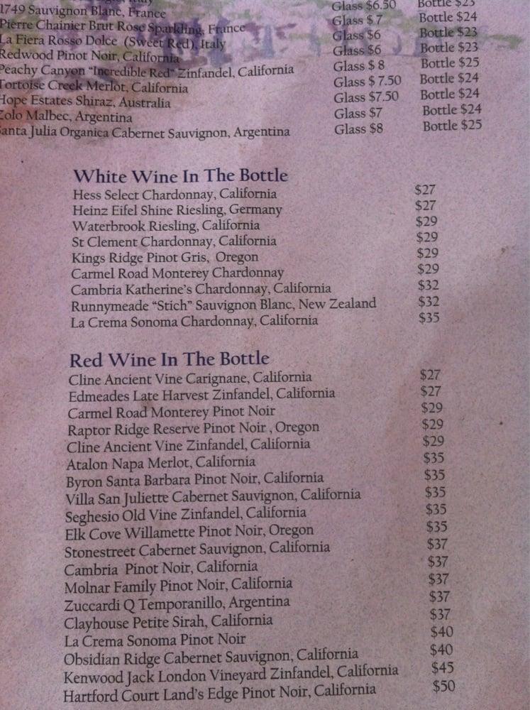 Menu at Wild Garlic Grill pub & bar, Tucson, E Skyline Dr Suite 120
