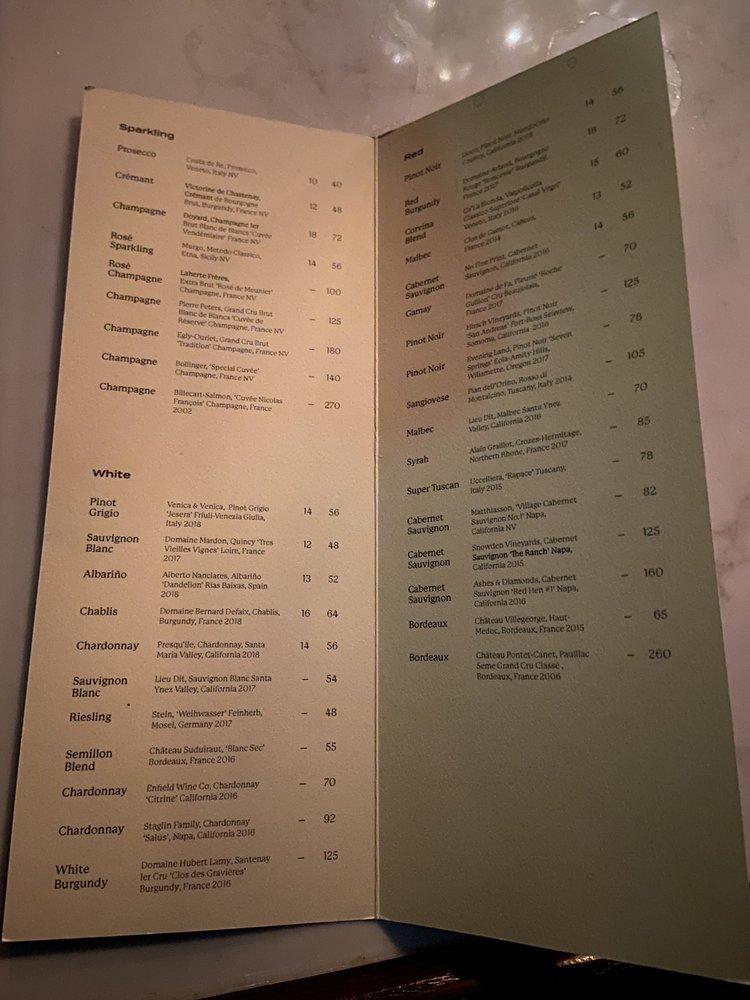 Menu at Ghost Baby pub & bar, Cincinnati