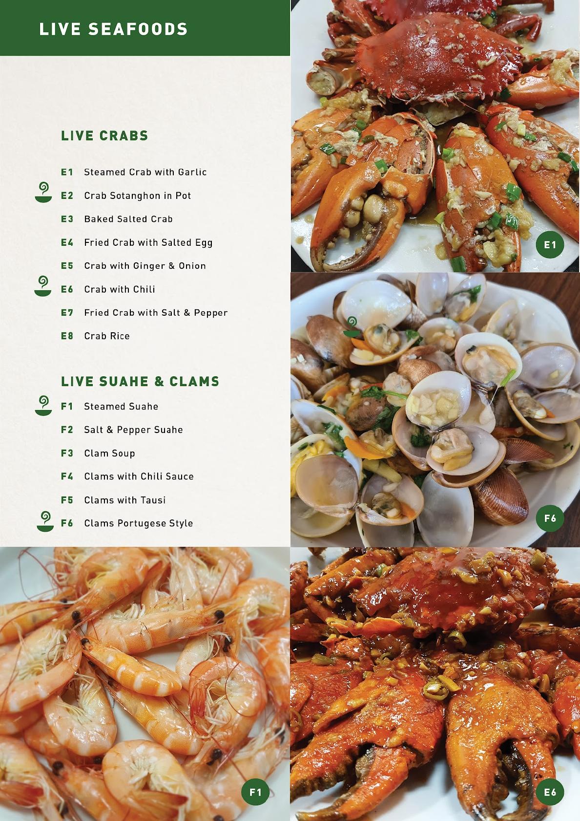 Menu at Tung Lo Wan's restaurant, San Juan