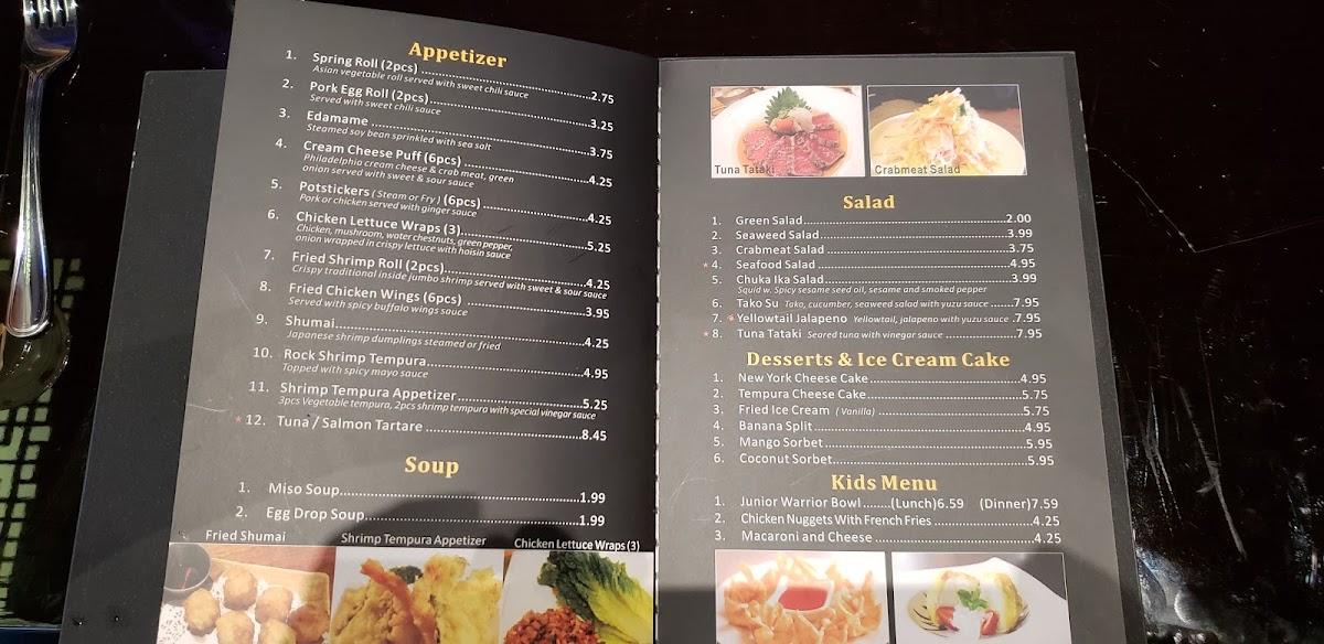 Menu at Super Yummy restaurant, Nacogdoches