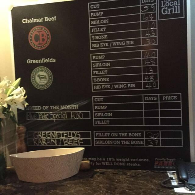 Menu at The Local Grill restaurant, Randburg, 50 7th Ave