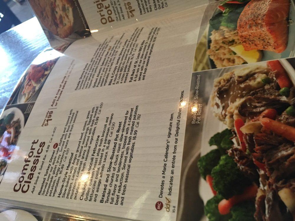 Menu at Marie Callender's Restaurant & Bakery, Modesto, Coffee Rd