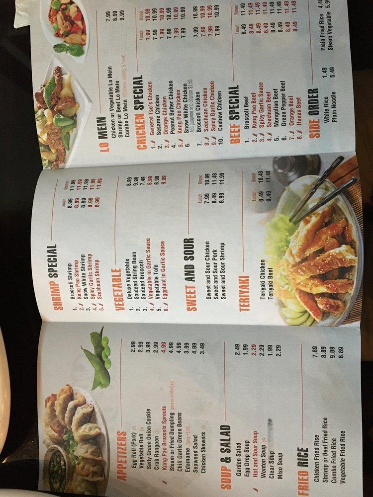 Menu at Yummy 365 restaurant, Omaha
