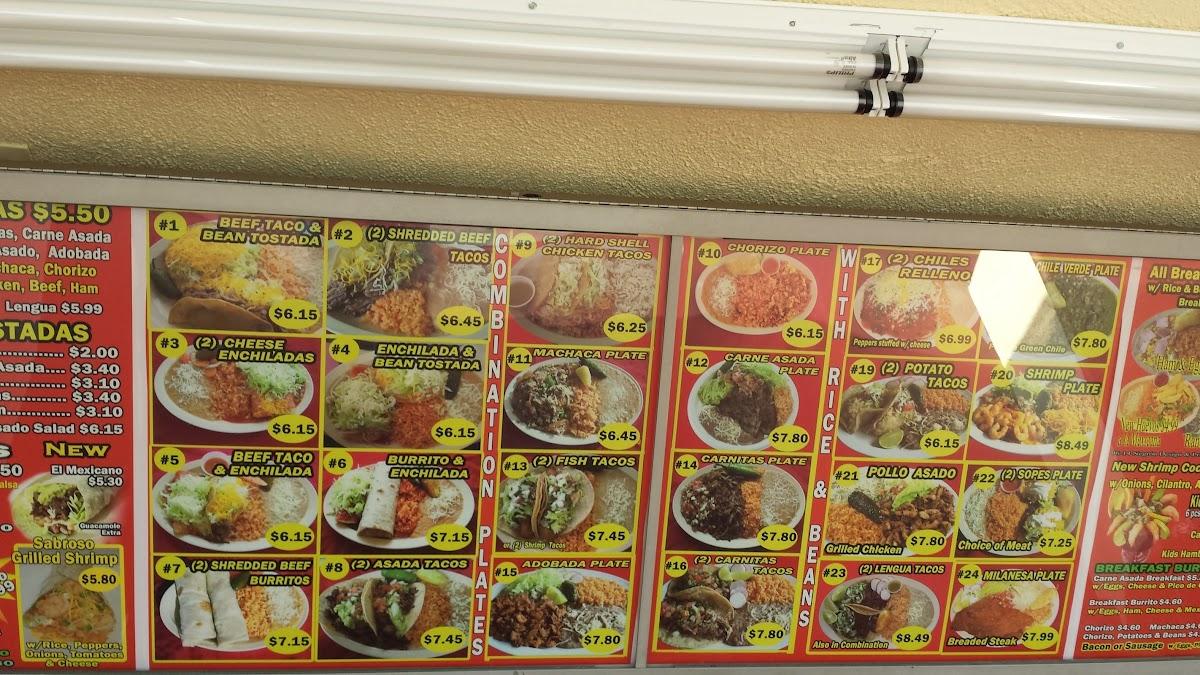 Carta del restaurante Mr.Albert Mexican Food, La Habra