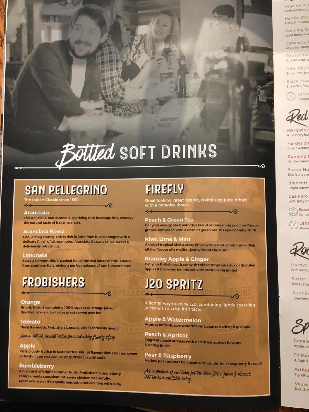 Menu at Poachers pub & bar, Chirk