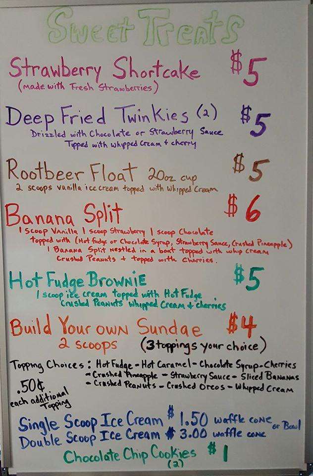 Menu at Shackalicious, Nashville, P.O. Box 148076