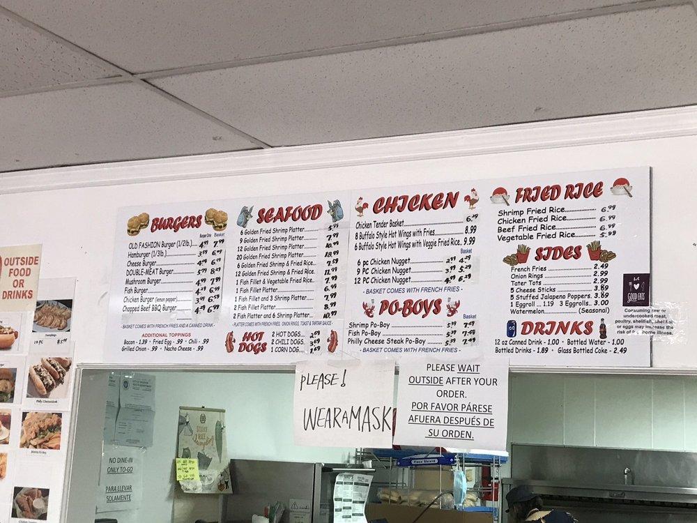Menu at Sukos Burger restaurant, Houston