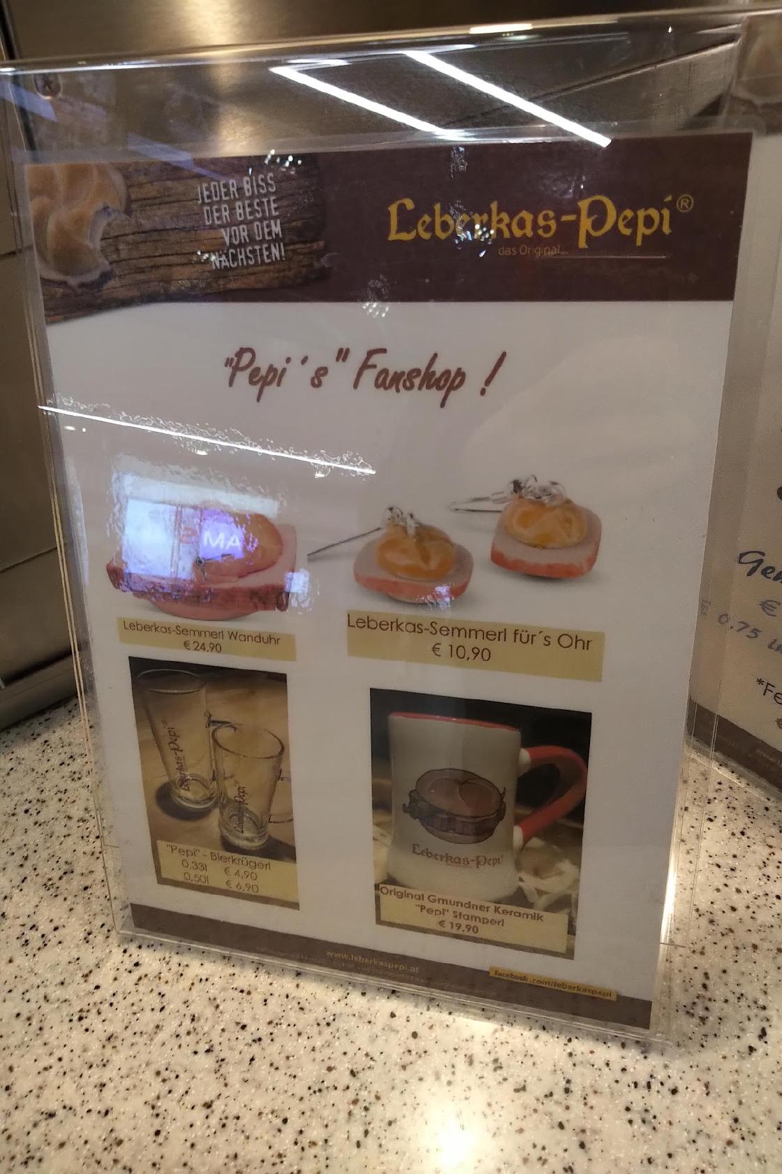Speisekarte von Leberkas-Pepi Linz Hauptbahnhof fast Food, Linz ...