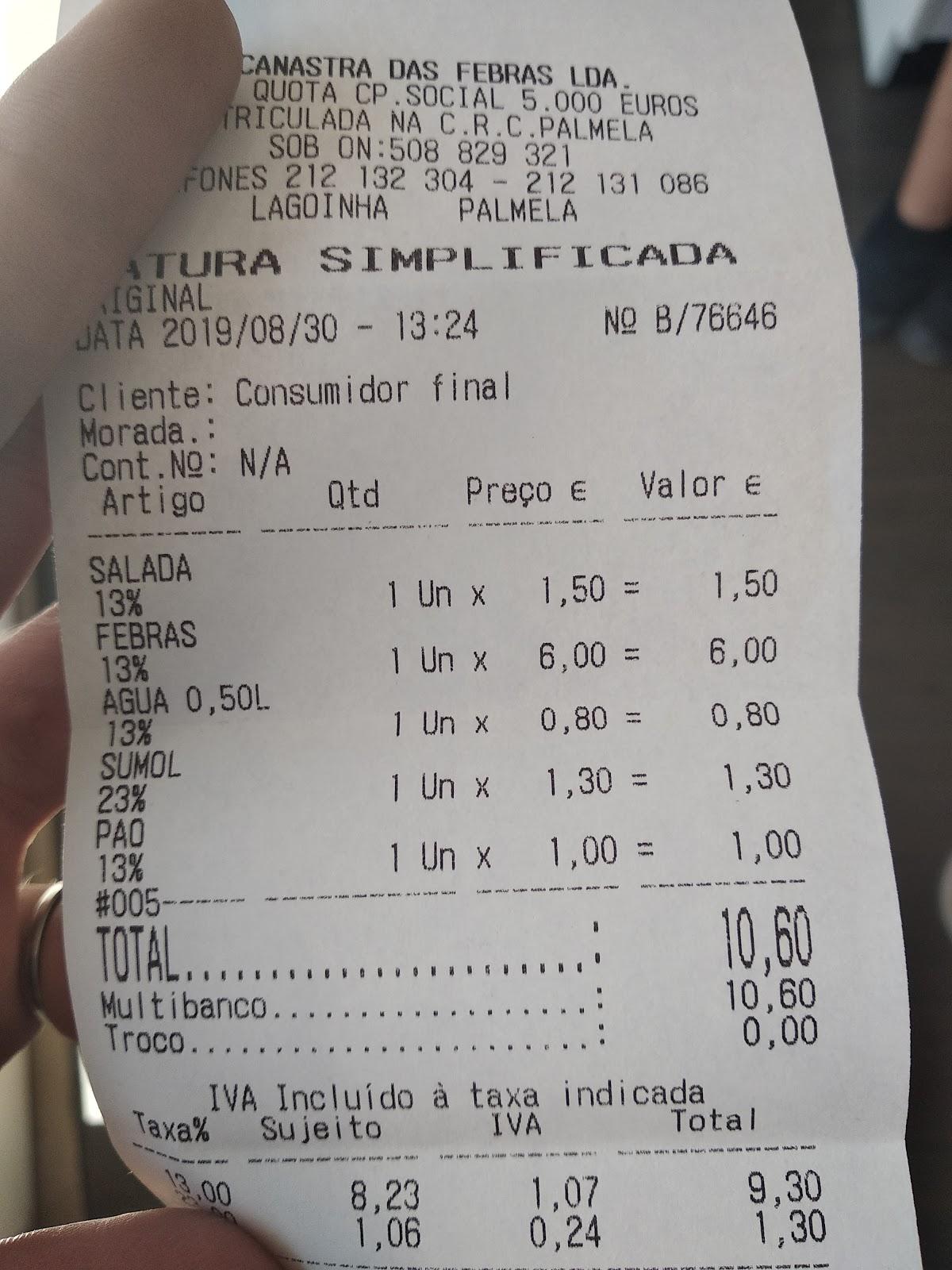 Menu em Os Canastras das Febras restaurante, Palmela, Estr. dos ...
