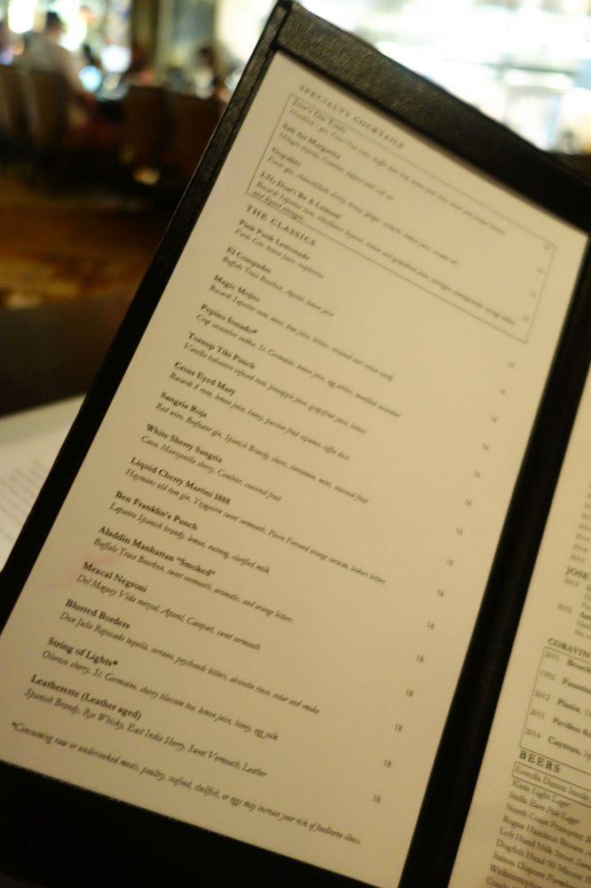 Menu at Bazaar Meat By José Andrés pub & bar, Las Vegas