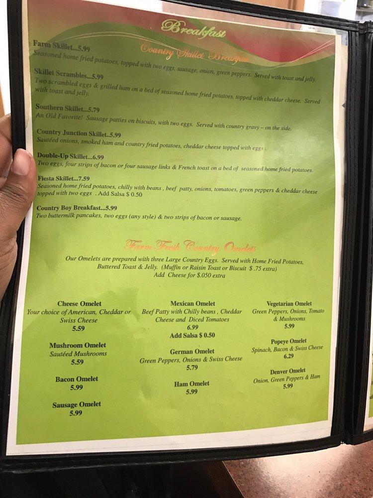 Menu at Florissant City Diner restaurant, Florissant