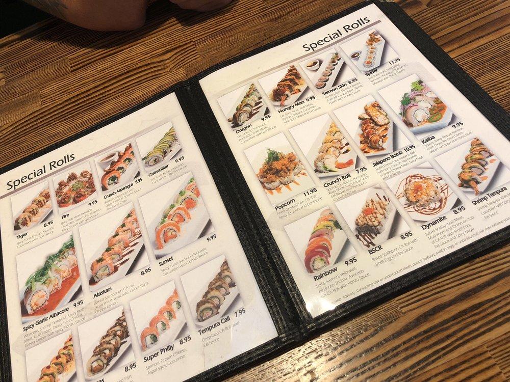 Carta del restaurante Kaiba Japanese Ramen, Sushi & Grill - Anaheim ...