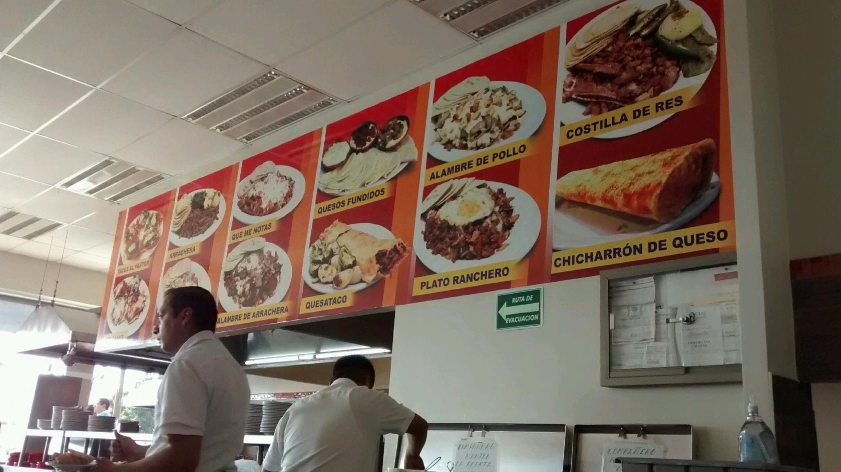 Menu at Tacos Los Tarascos | La Cima restaurant, Zapopan, Lat. Juan Gil ...