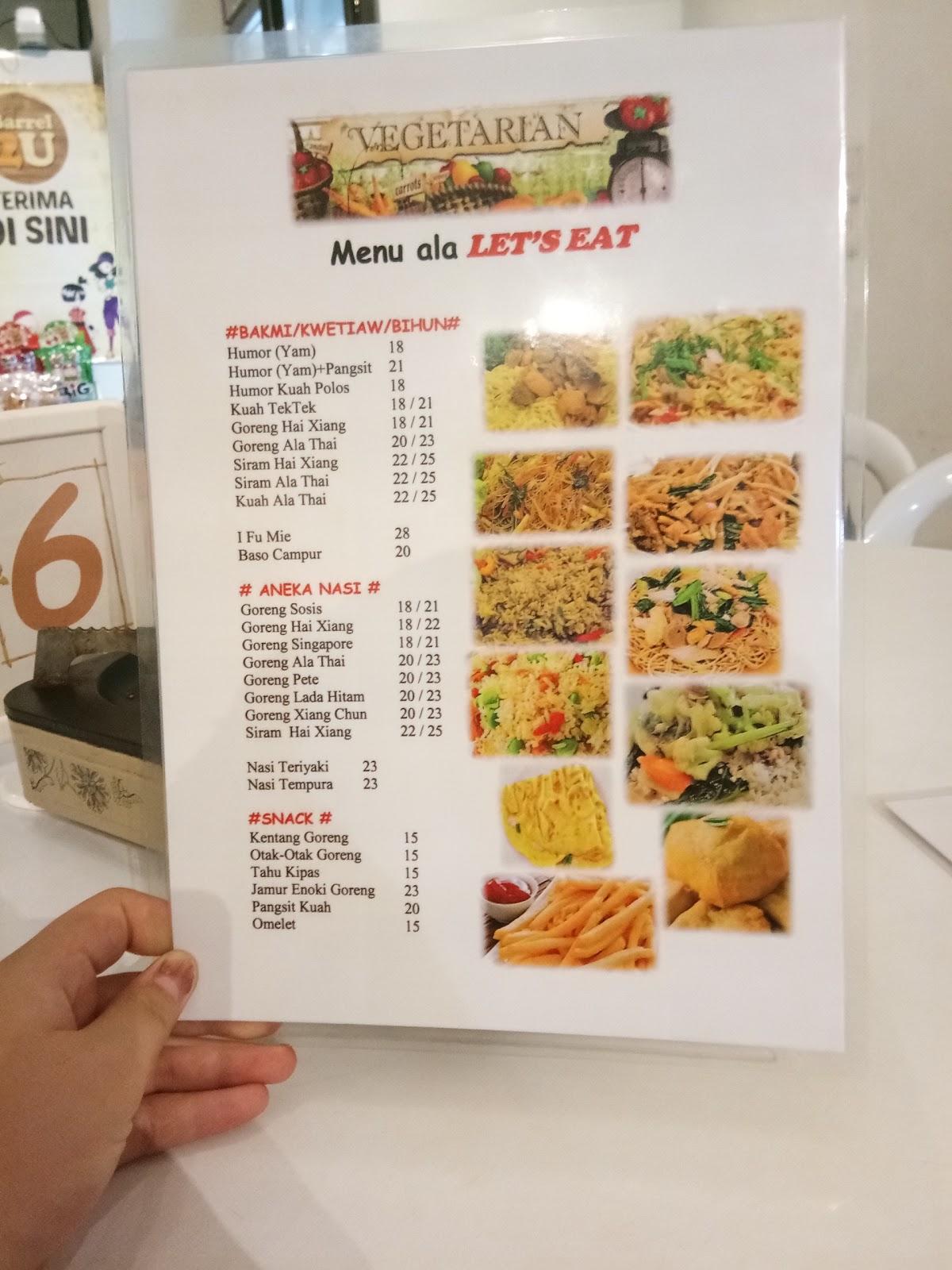Menu At Lets Eat Veggie Suki Ala Carte Restaurant, West, 60% OFF