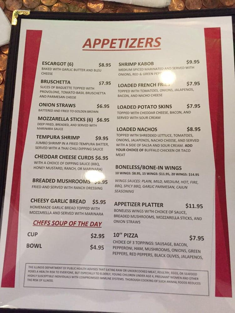 Menu at My Place Bar & Grill, McHenry