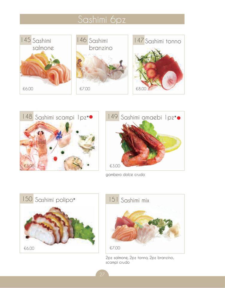 Menu da Ristorante Giapponese Tokyo, Massa