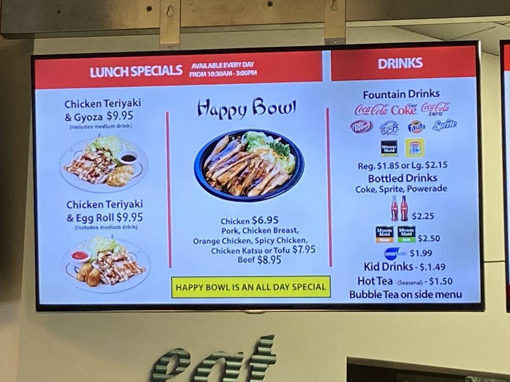 Menu at Happy Teriyaki - Caldwell Blvd (Nampa) restaurant, Nampa ...