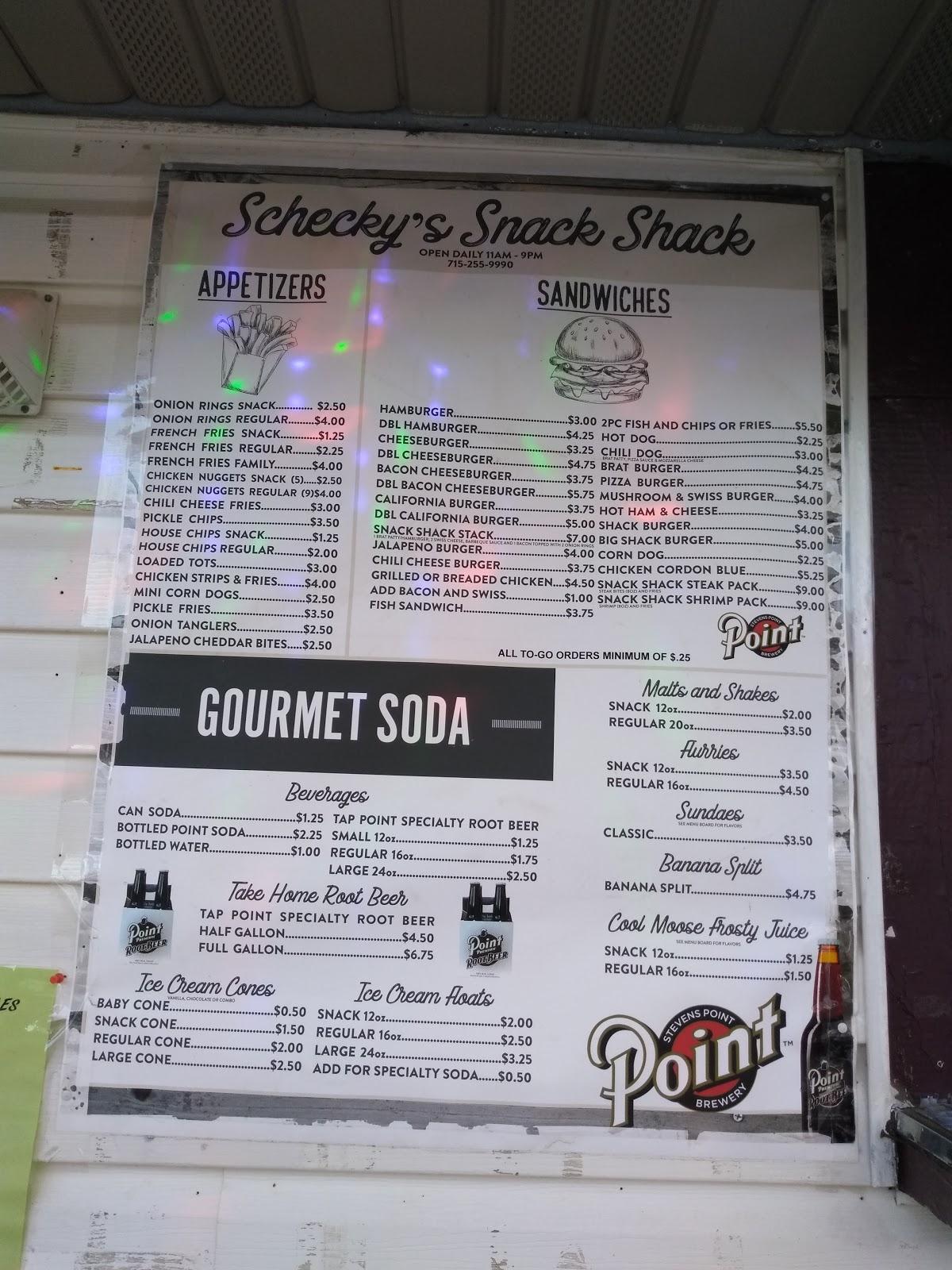 Menu at Schecky's Snack Shack, Loyal