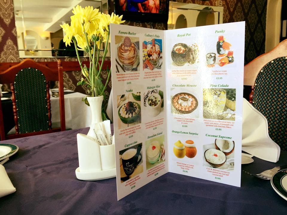 Menu at Spice Cottage restaurant, Westbourne
