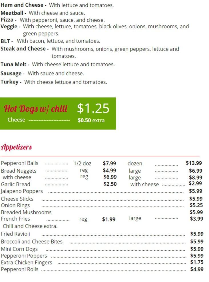Menu at Pizzas By Marchelloni - W Middlesex pizzeria, West Middlesex, 9 ...