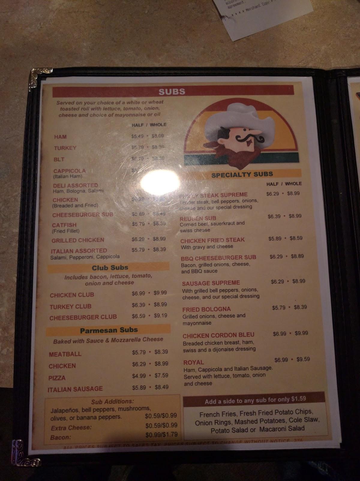 Menu at Poplar Restaurant, Andover