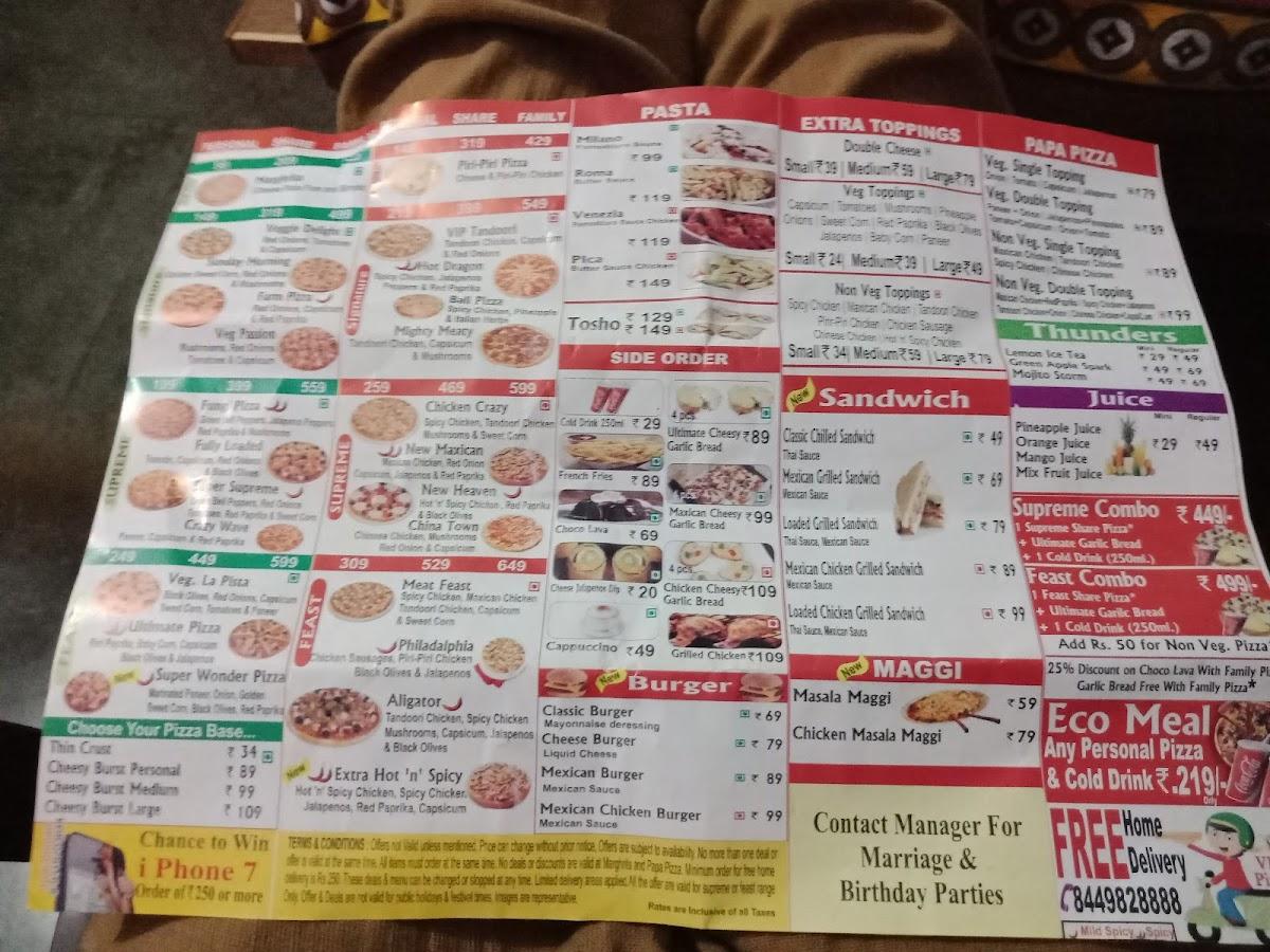 Menu at VIP Pizza Kannauj, Kannauj