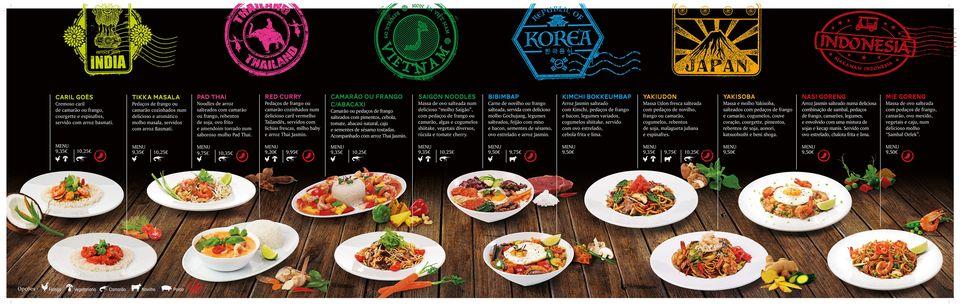 Menu at Ori Asian Food Colombo restaurant, Lisbon, Colombo Shopping Centre