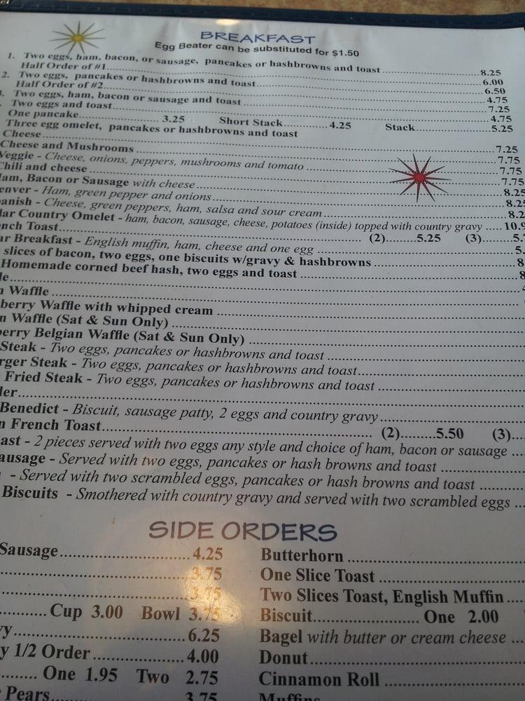 Menu at Polar King restaurant, Gresham