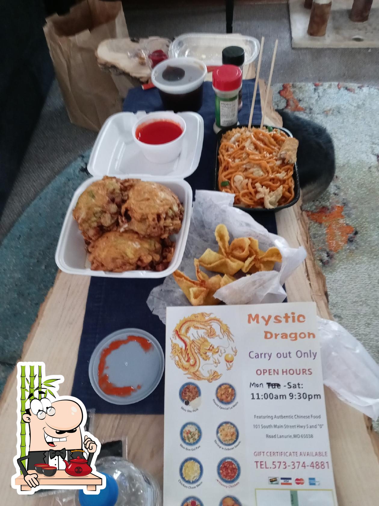 Mystic Dragon in Laurie - Restaurant menu and reviews