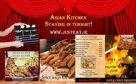 Menu at Asian Kitchen restaurant, Navan